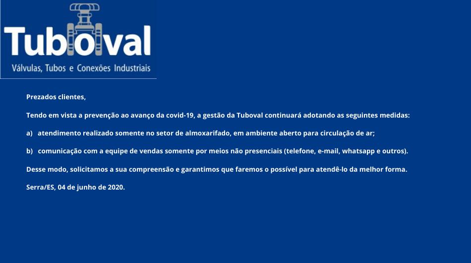 TUBOVAL - Válvulas, Tubos e Conexões Industriais